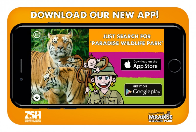 Check Out the Paradise Wildlife Park App! | Hertfordshire Zoo