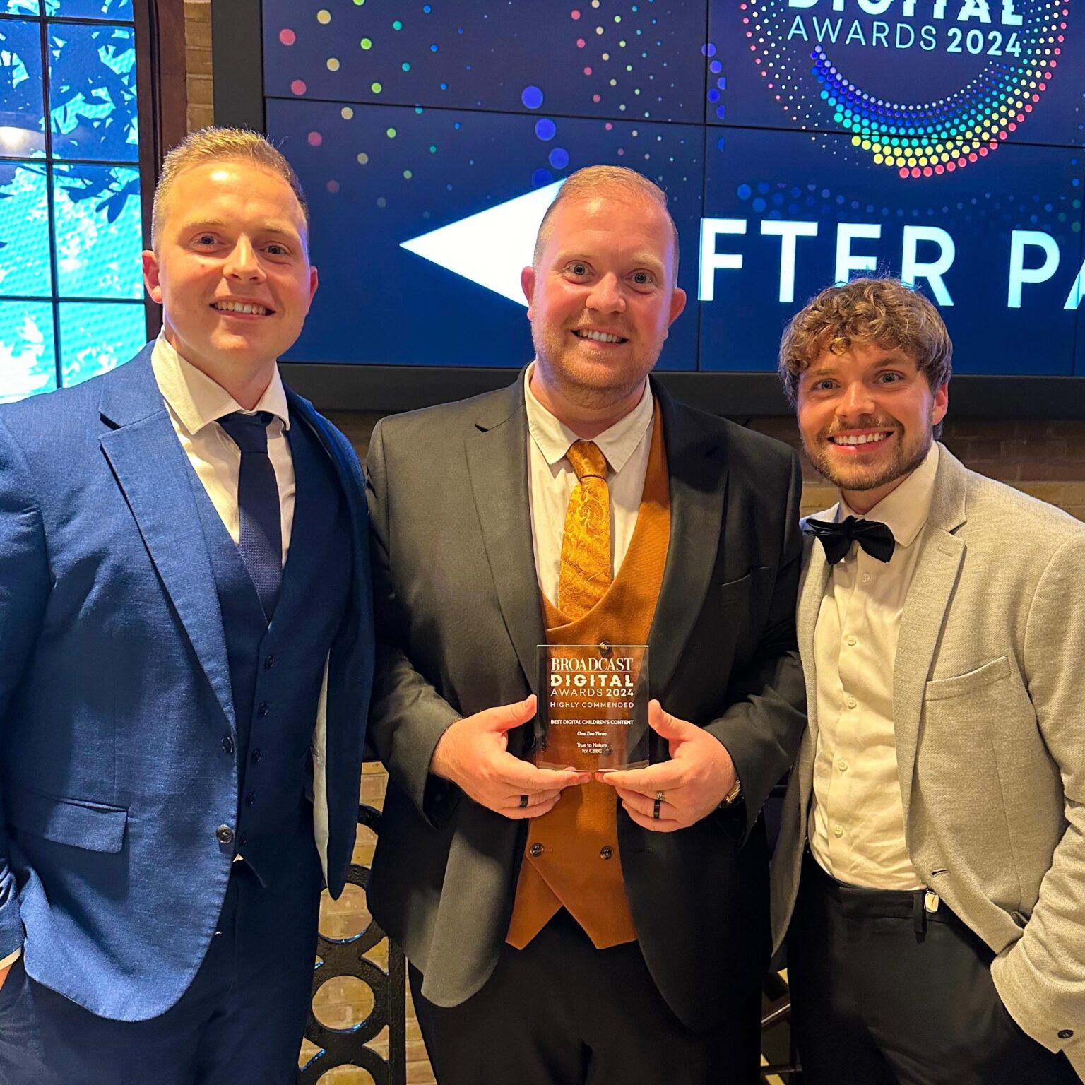 One Zoo Three recognised at Broadcast Digital Awards | Hertfordshire Zoo